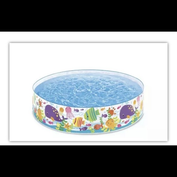 Intex | Games | Intex 6 Ft Snap Set Kids Swimming Pool Nwt 6ftx5 Kids ...